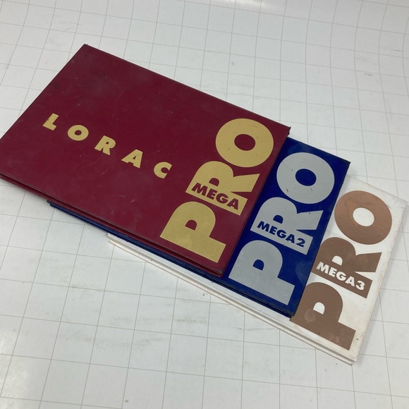 LORAC | Makeup | Lorac Mega Pro Bundle Mega Pro Mega Pro2 Mega Pro3 ...